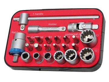 HAND TOOLS, SOCKET SET, TOOL SET, BIT, SOCKET, SLIDING T-HANDLE ...
