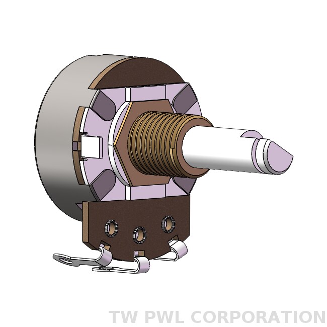 Rotary series metal shaft type potentiometer | Taiwantrade