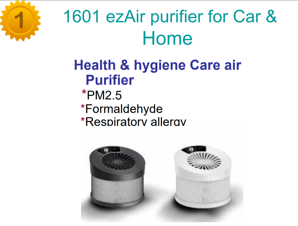 Air purifier for car & home | Taiwantrade