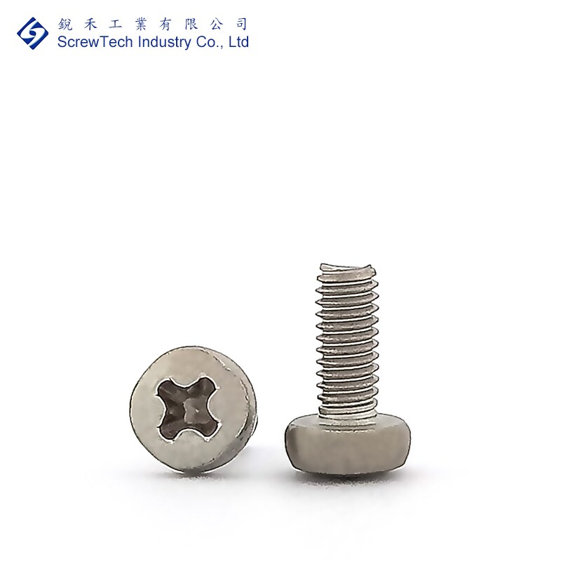 【ScrewTech】Pan Head, Phillips, M2.5x6, Machine Screw, Nitric Acid ...