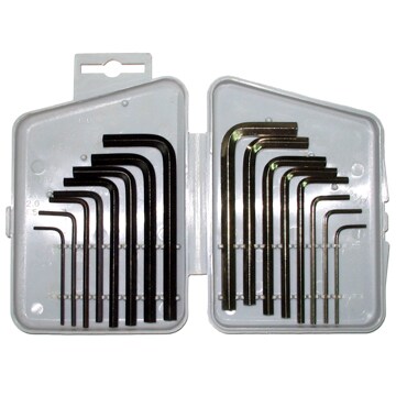 16PCS Hex Key Wrench Set in Plastic Box | Taiwantrade