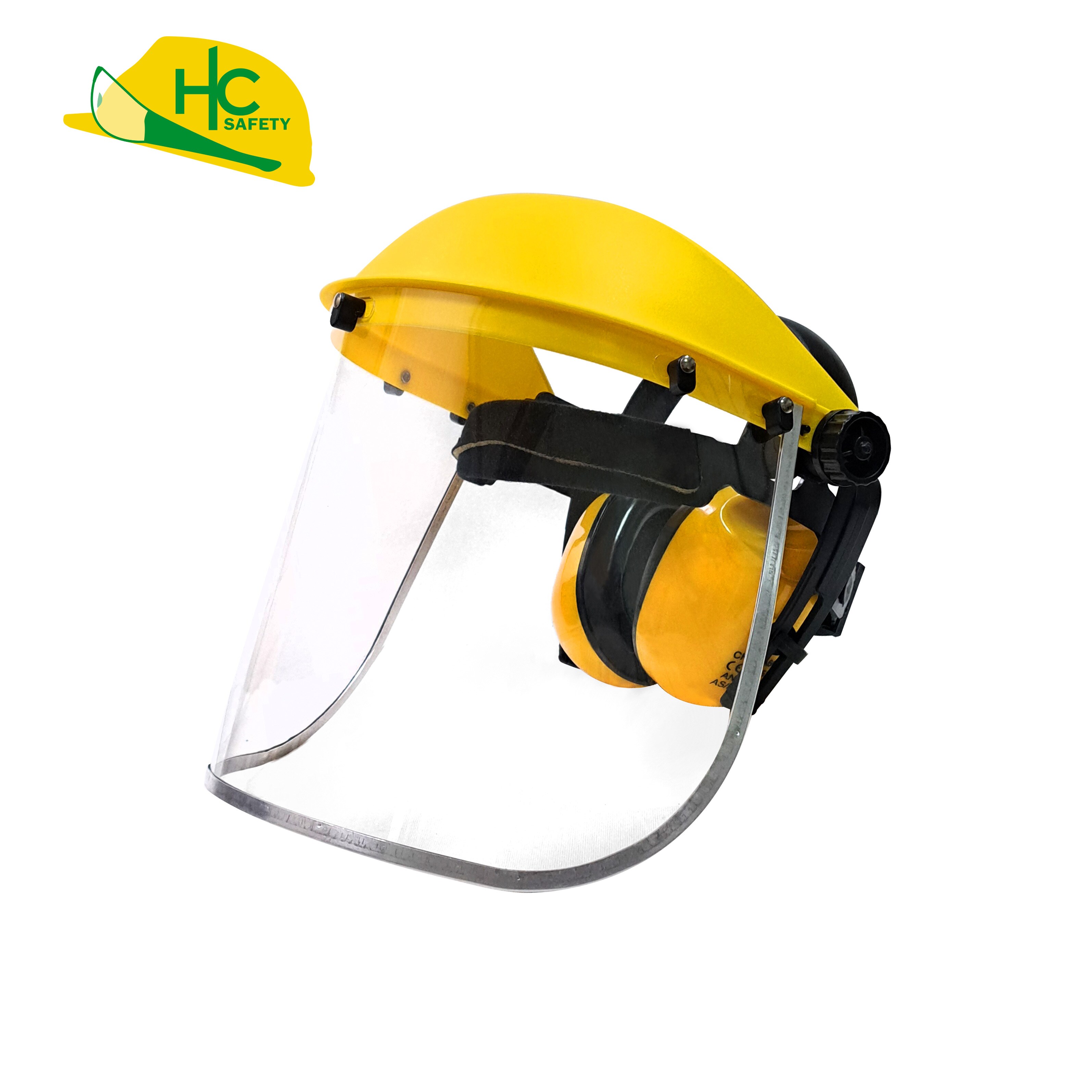PC Visor Face Shield With Earmuffs Set | Taiwantrade
