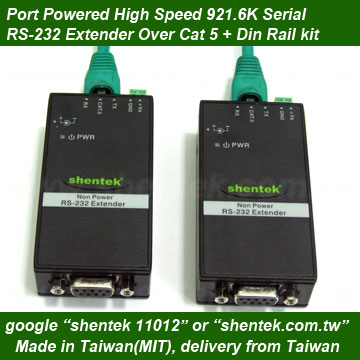 Indutrial Serial RS232 Extender Over CAT5 | Taiwantrade