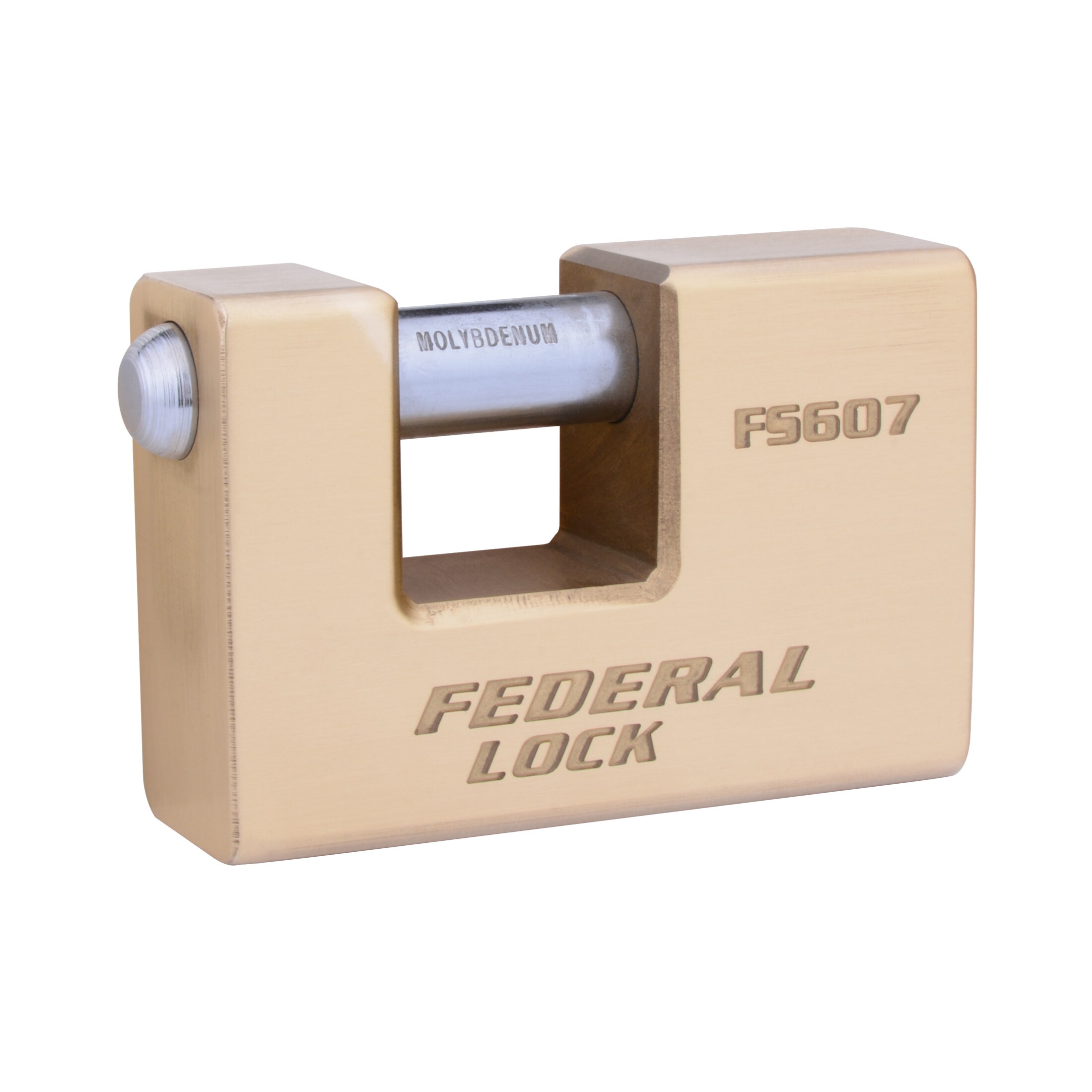 High Security Dimple Key Rectangular Brass Padlock FS607 | Taiwantrade