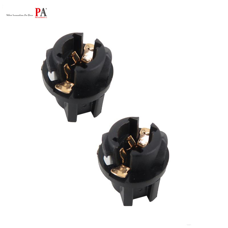 T5 #74 LED Bulb Socket Twist Lock Wedge 3/8" 9 mm Instrument Base for ...