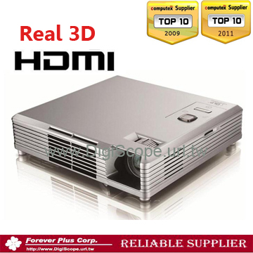 Next Generation REAL 3D HD Slim LED Projector with 3D function-1 ...