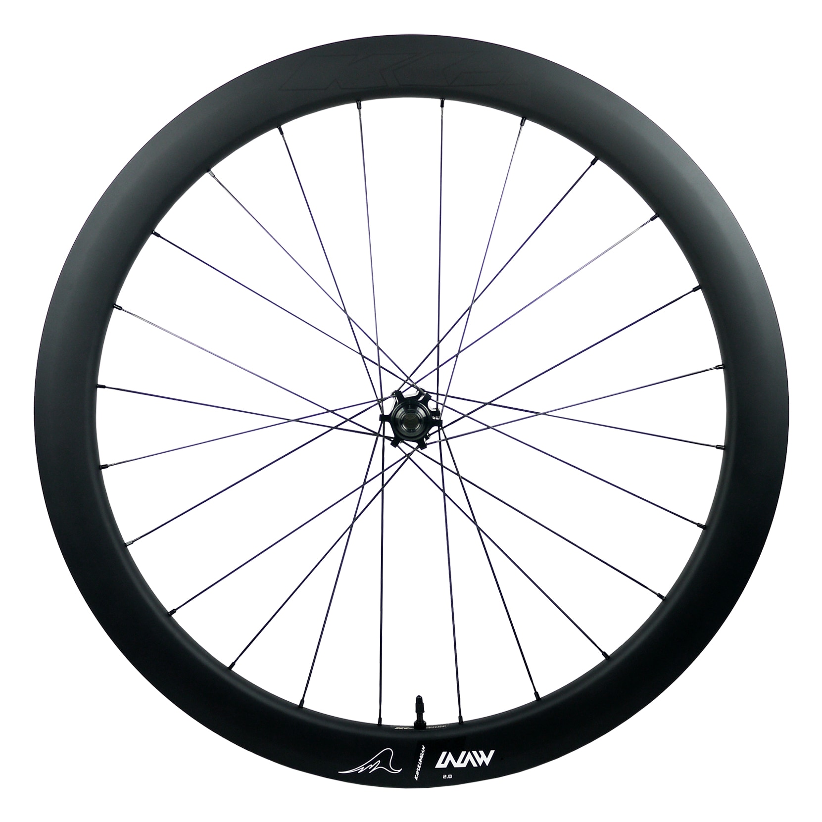 Tubeless rim brake wheelset with carbon rims and all-rounder design ...