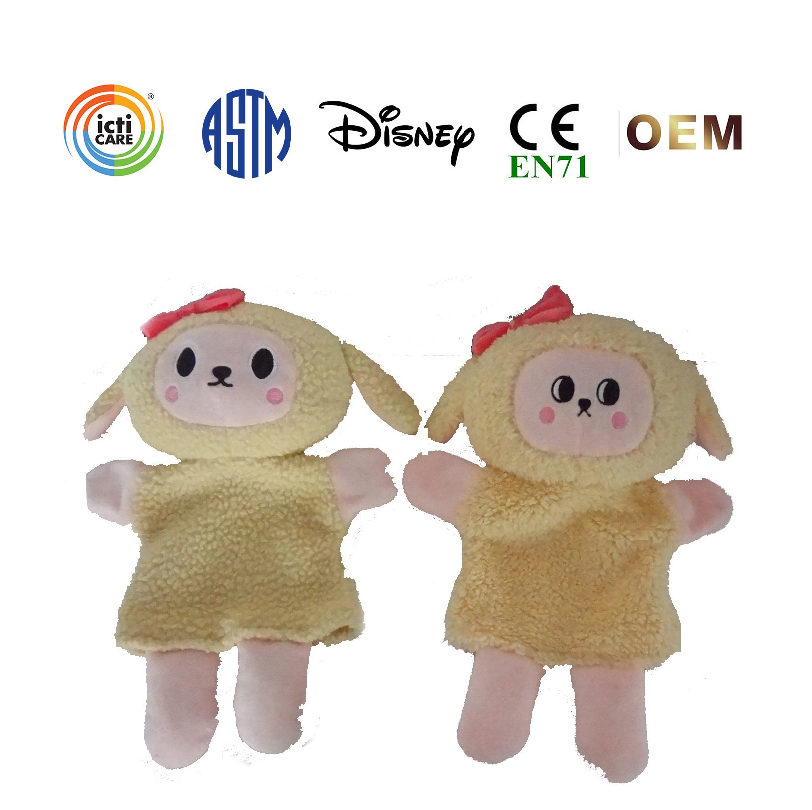 Custom plush animal lamb hand puppet | Taiwantrade