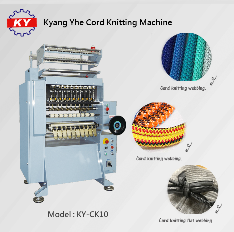 Kyang Yhe automatic trimmings cord knitting braiding rope making ...
