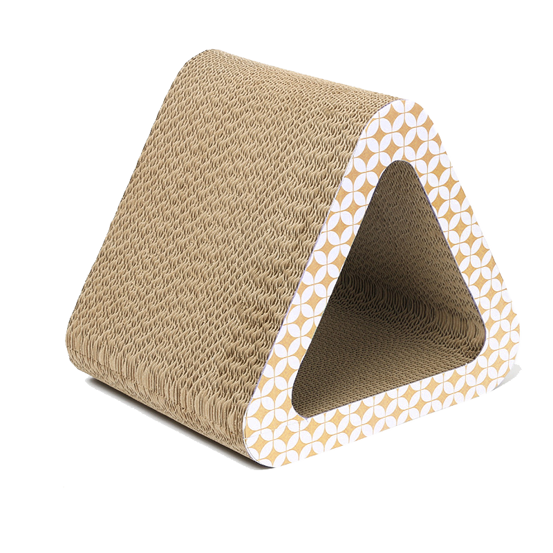 Triangle Pet Scratching Mat Corrugated Cardboard Pet Supplies ...