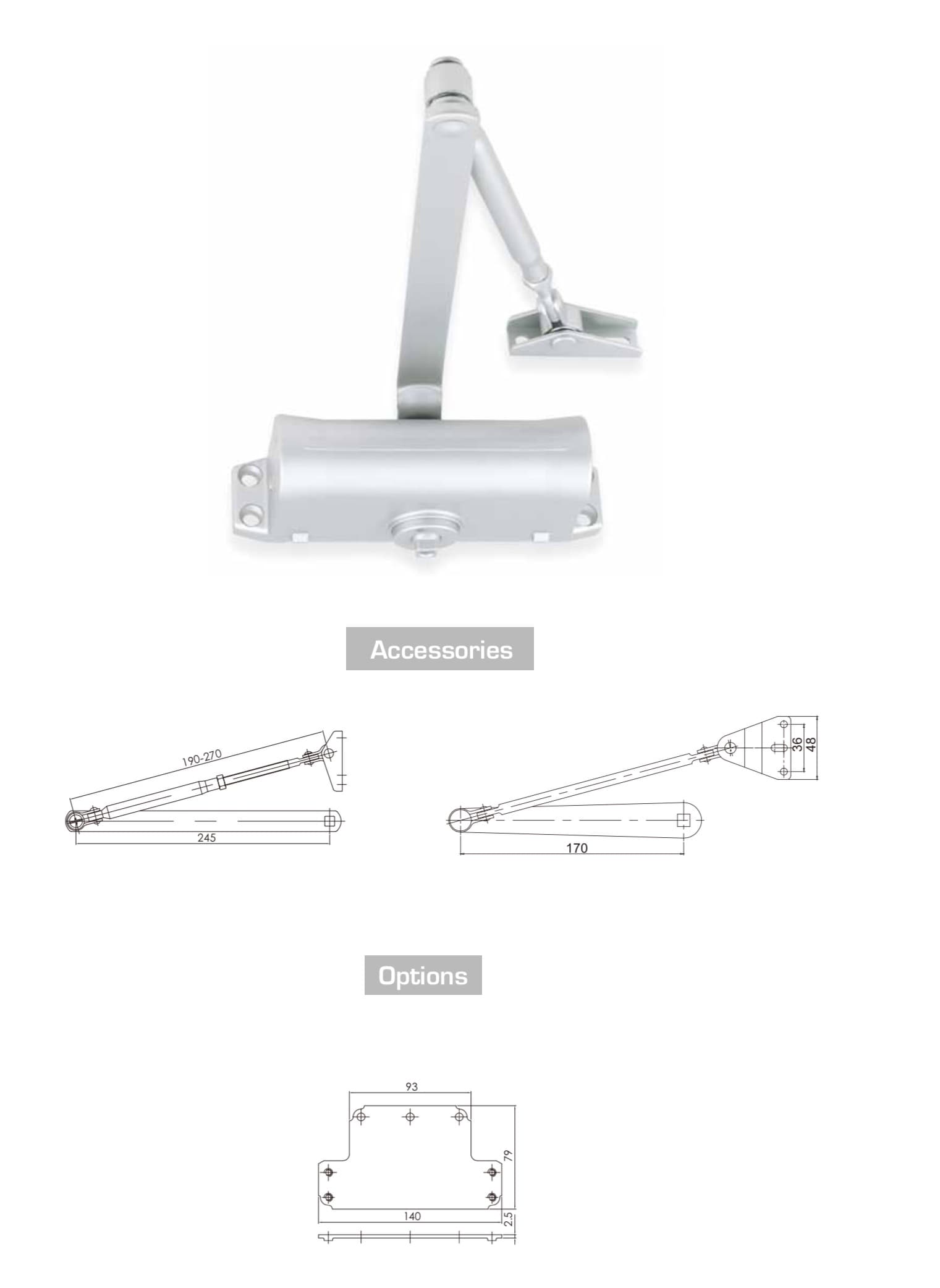 Rack & Pinion Door Closer | Taiwantrade