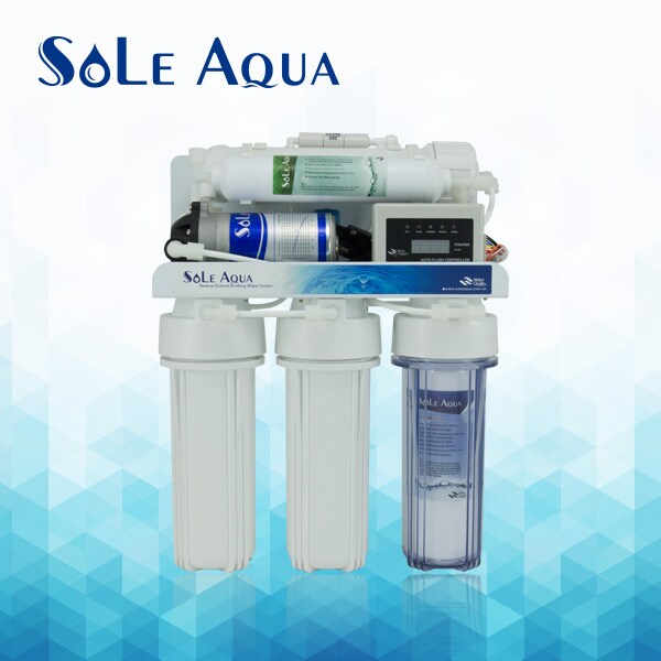 5 stages home pure water filter with TDS control box ro system ...
