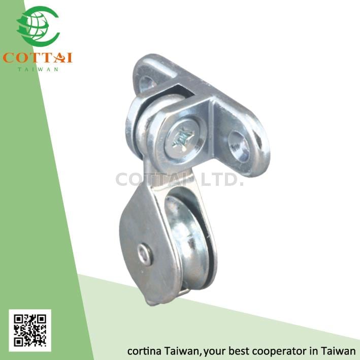 COTTAI Cord Pulley one wheel for cafe blinds, heavy duty Die-Cast Zinc ...