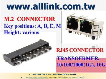 M.2 CONNECTOR, M.2 socket | ALL LINK ELECTRONICS CORPORATION