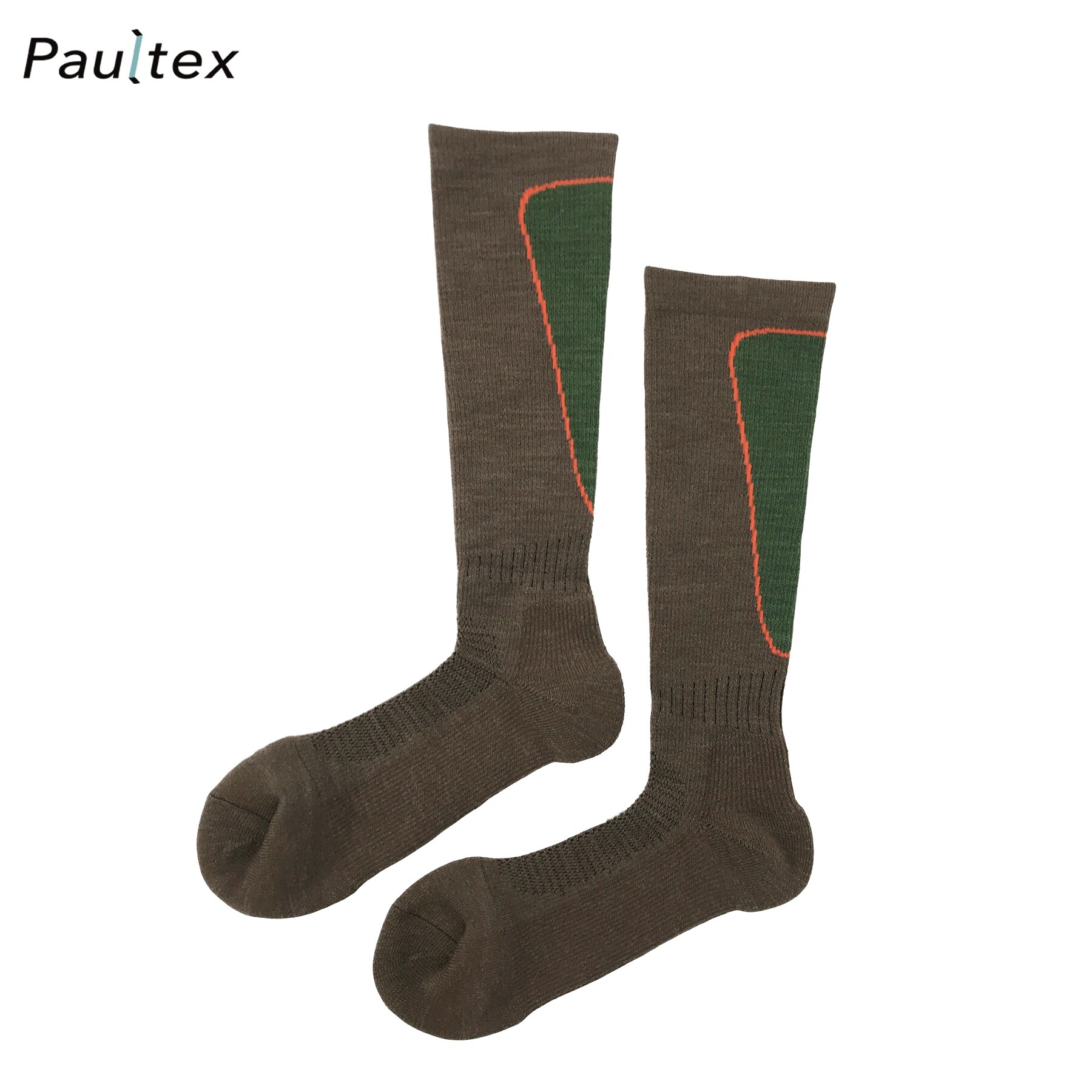 Custom Winter Sport Compression Long Logo Wool Socks | Taiwantrade