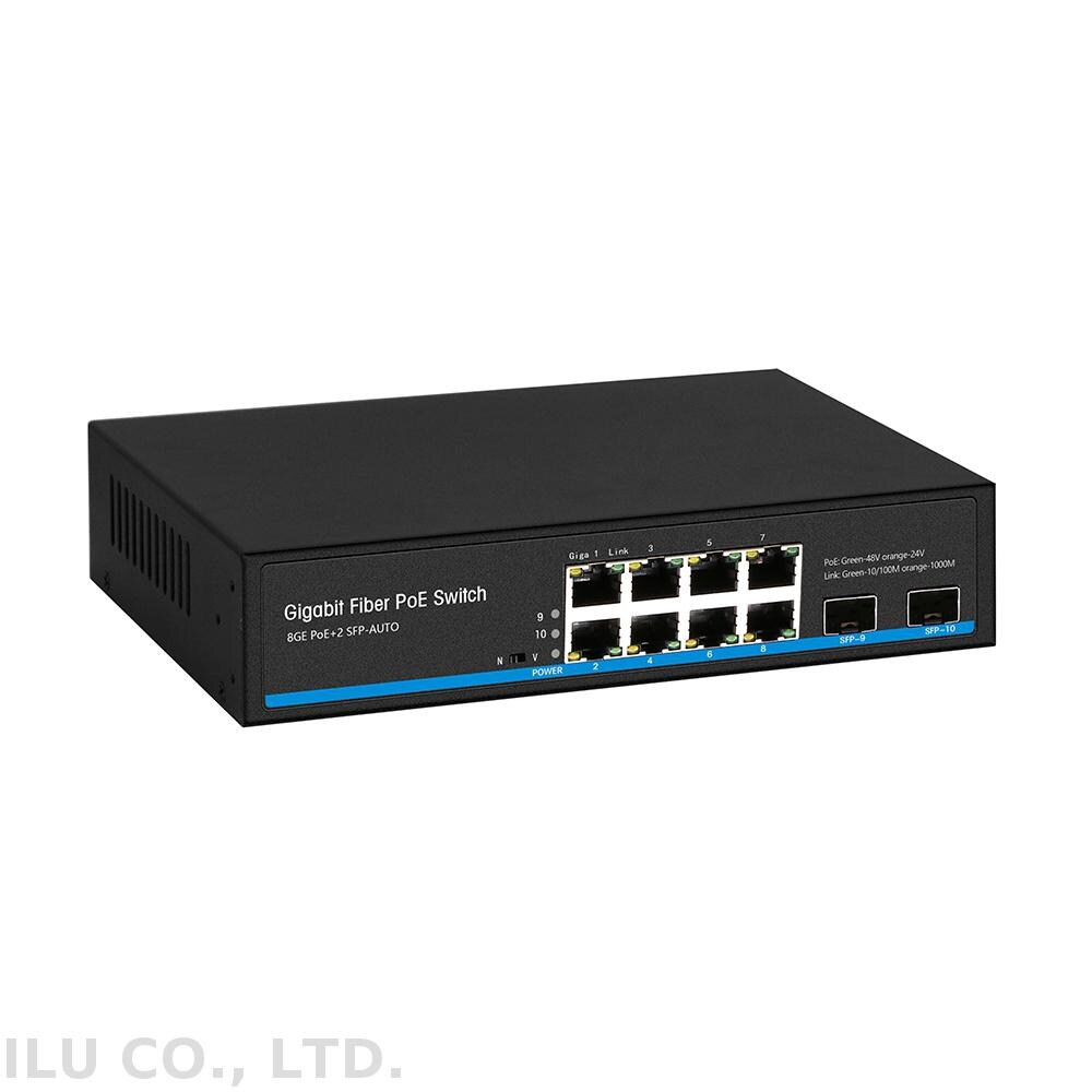 8 ports 10/100/1000Mbps Automatic 24V/48V POE switch | Taiwantrade