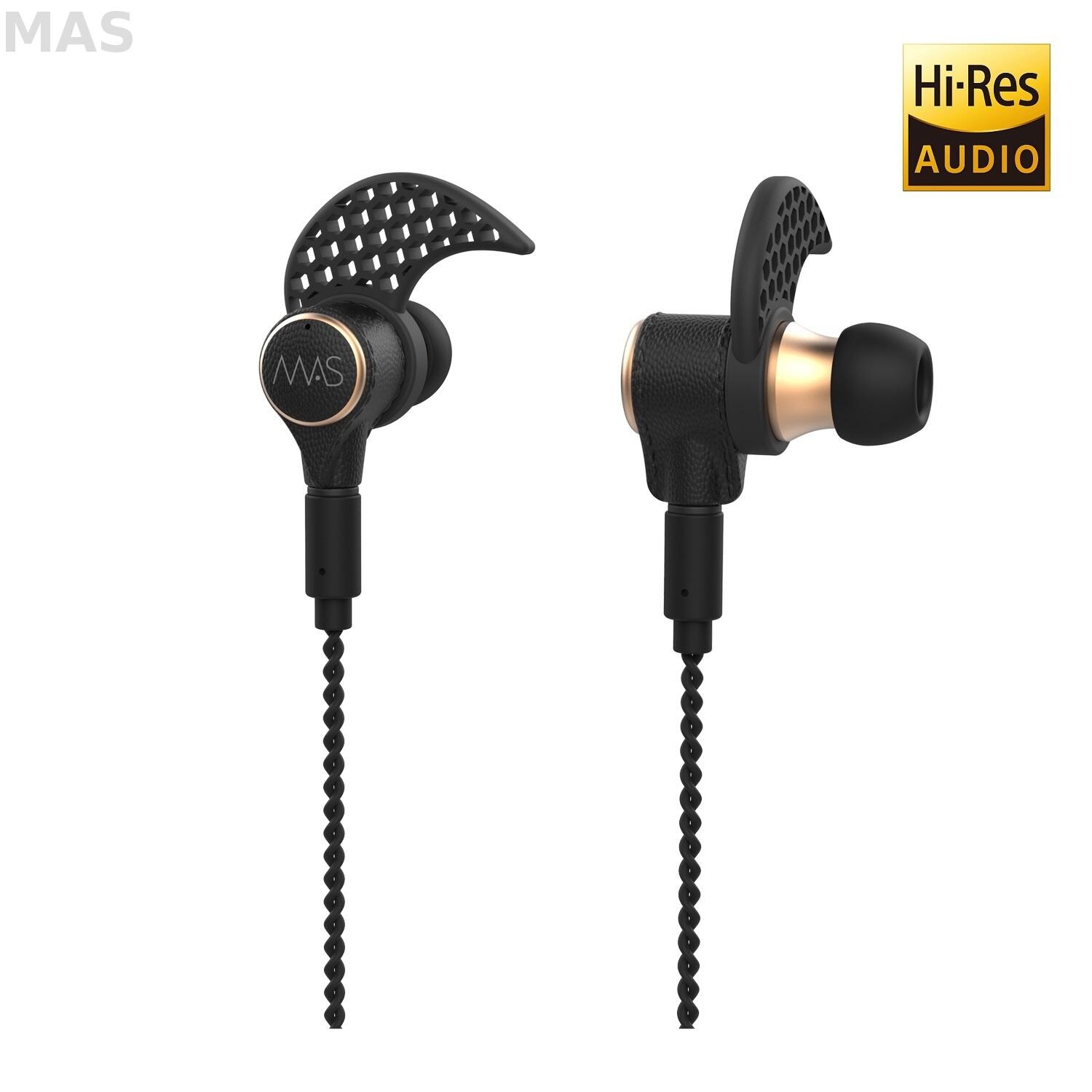 MAS X5i High Fidelity 5-Driver Earbud Earphones with Microphone ...