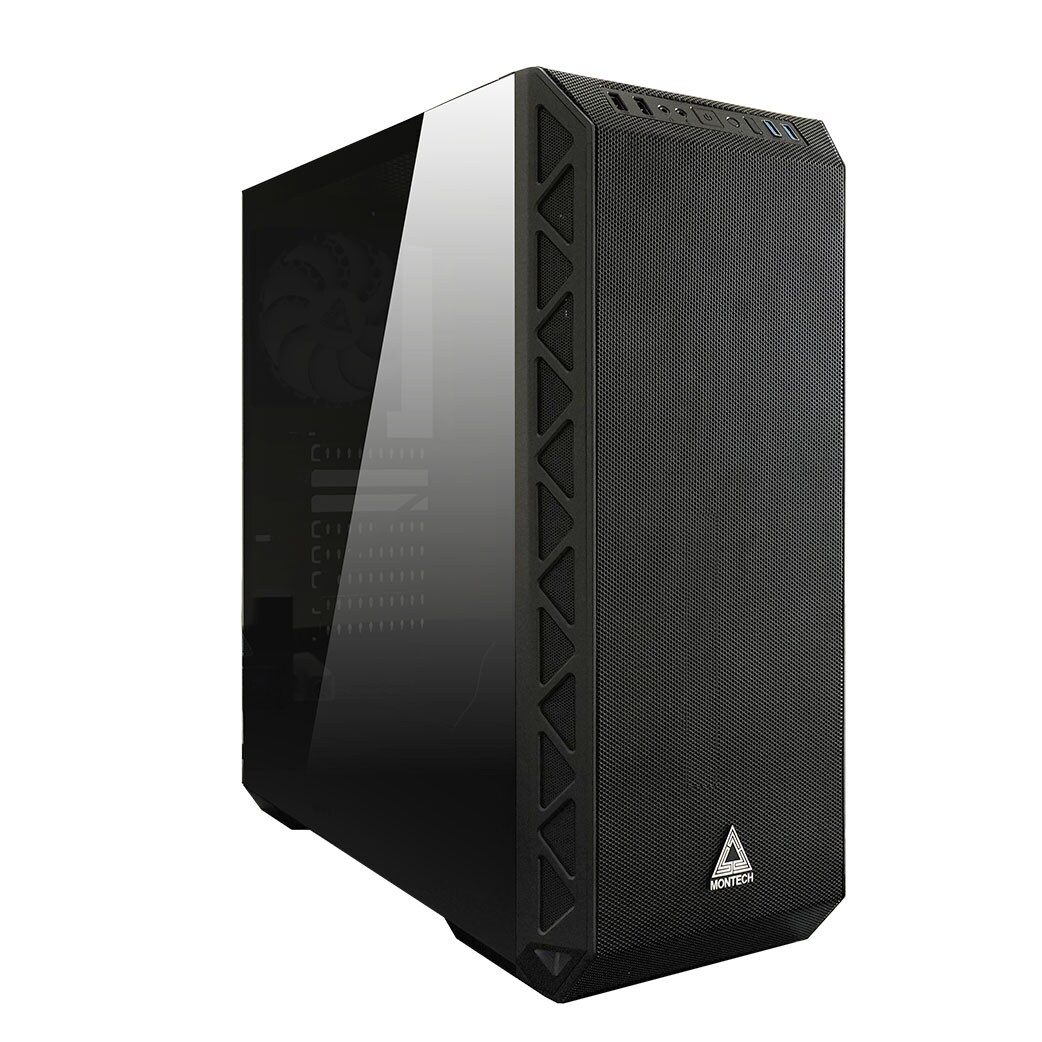 Montech Air900 Mesh Black ATX Mid Tower High Max Airflow Dust Proof ...