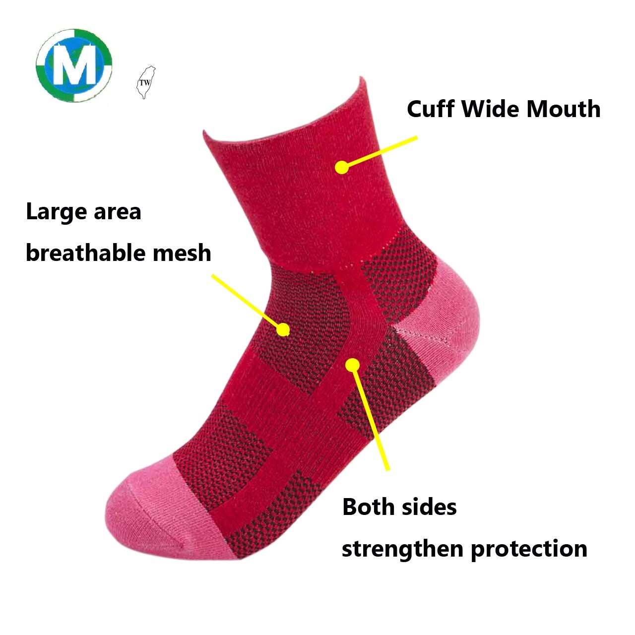 Functional Wrap Ankle Athletic Socks | Taiwantrade