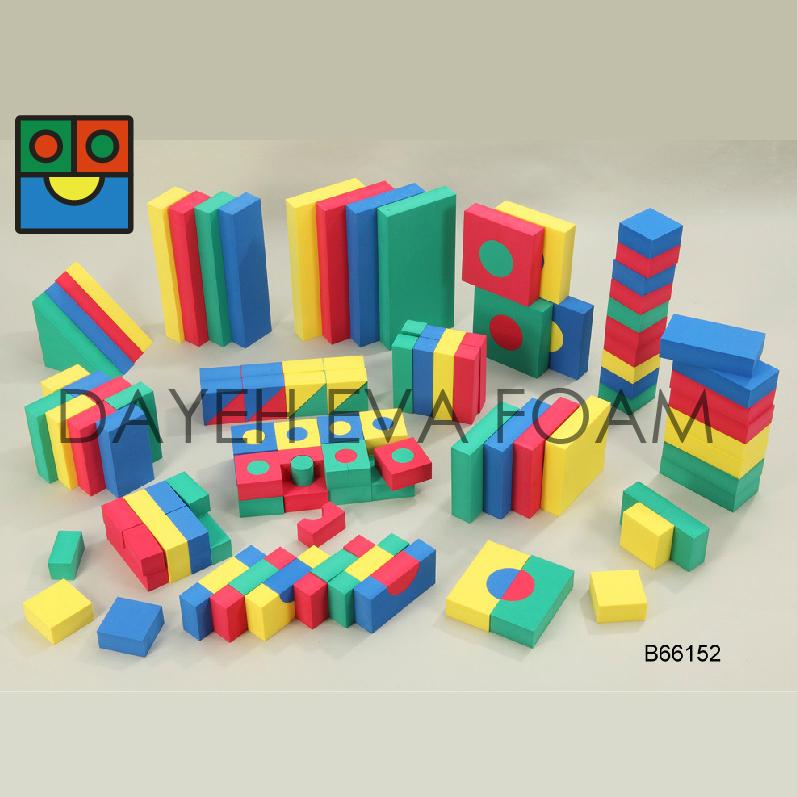 EVA Foam Color creative Building Block 152 Pcs 4cm | Taiwantrade.com