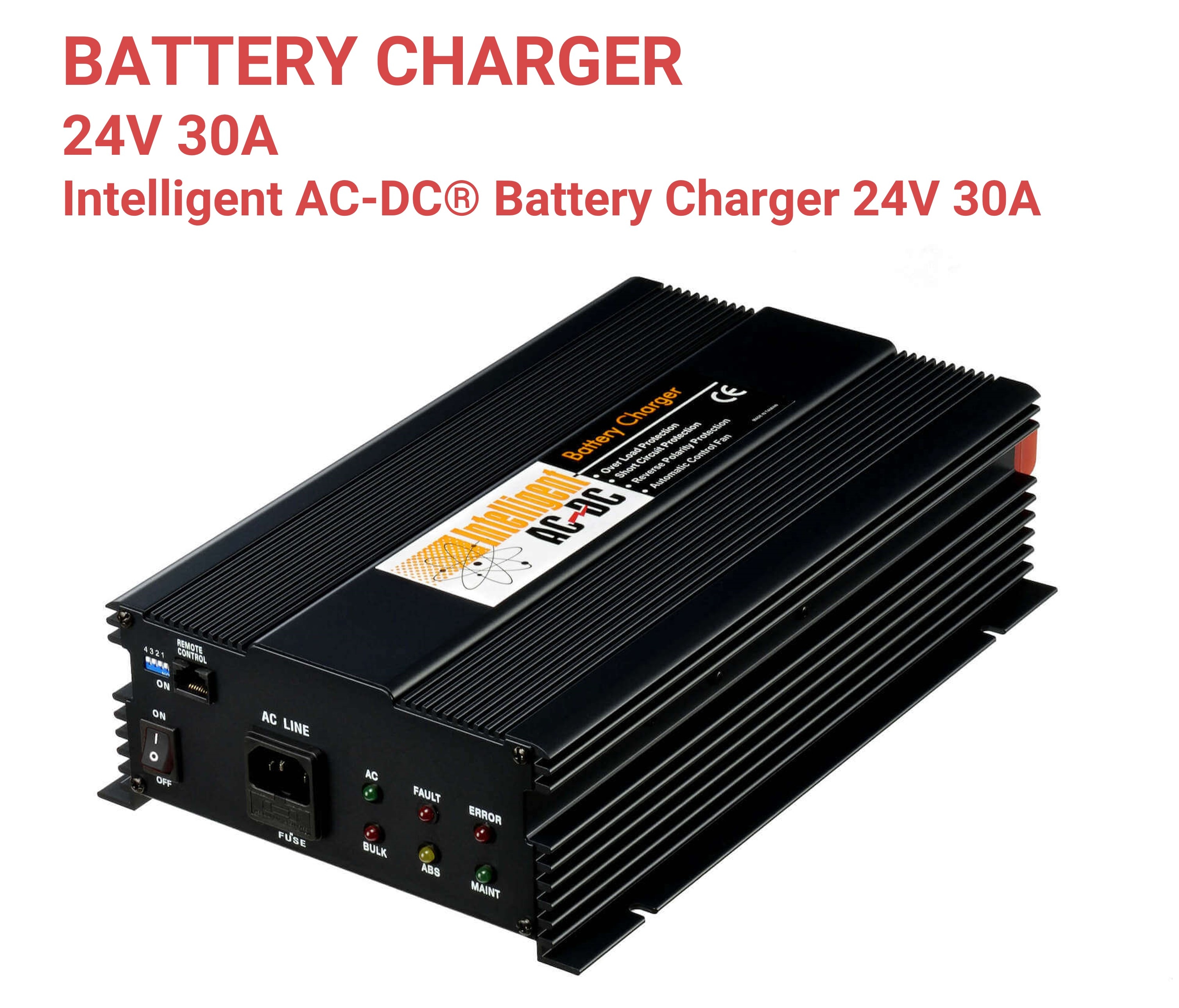 Battery Charger 24V 30A - Intelligent AC-DC® | Taiwantrade