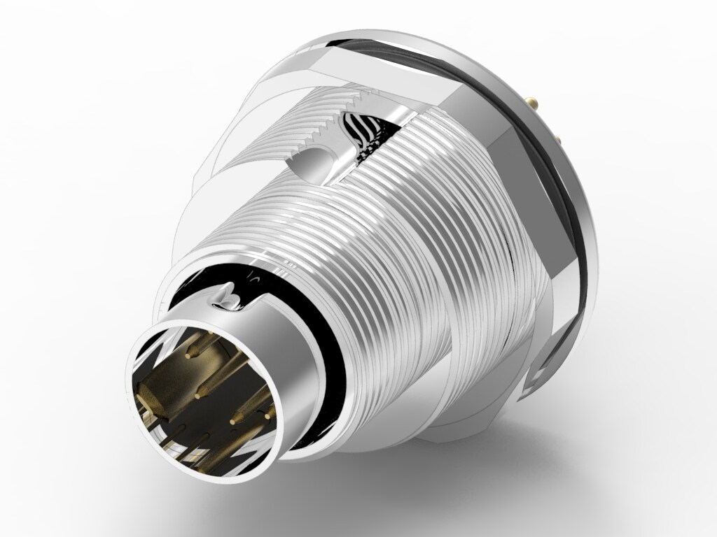 WP M9(M) 7PIN Front Lock PCB Type(Lock:M12*0.5) | Taiwantrade