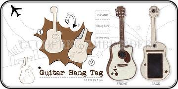 Embroidery guitar hang tag | Taiwantrade