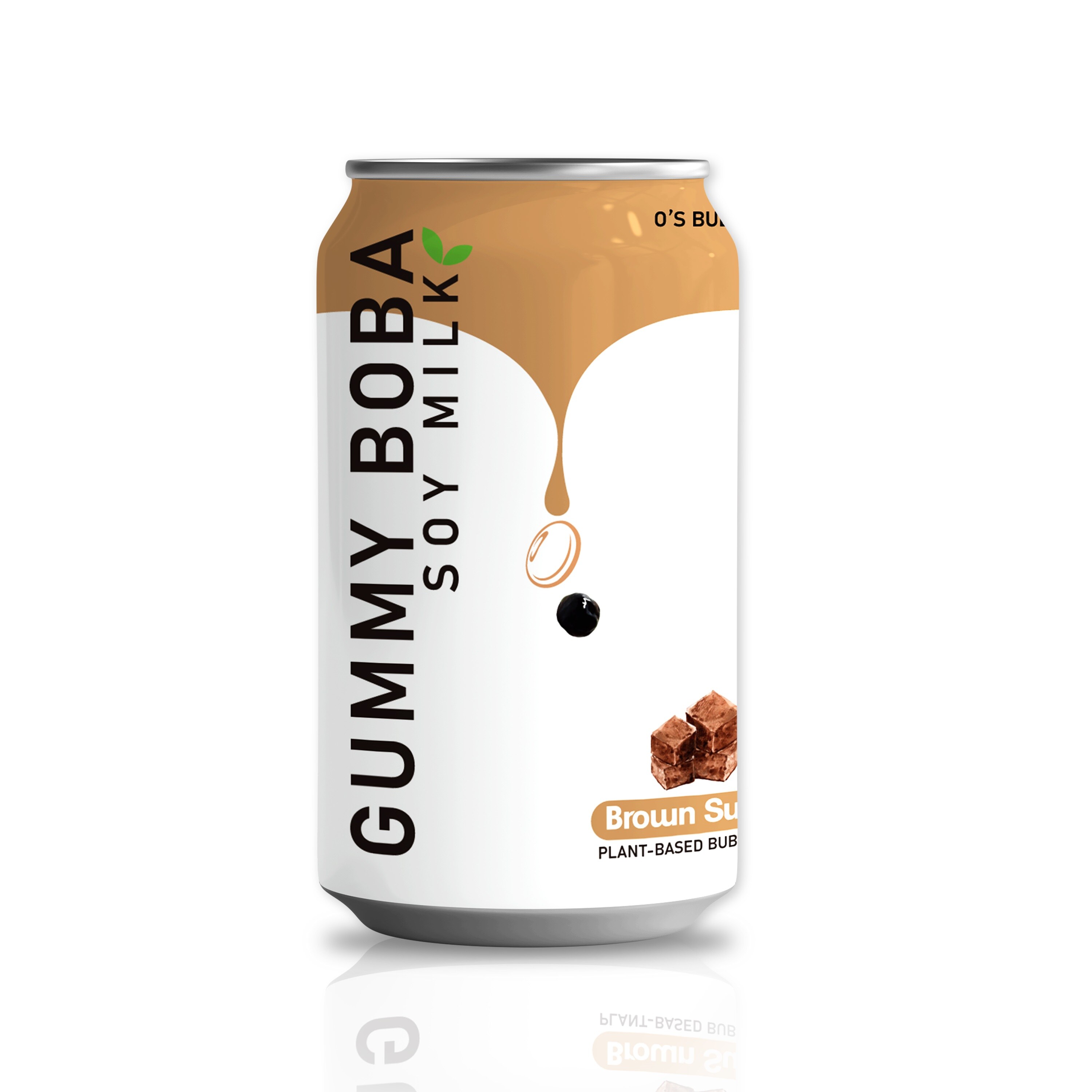2022 New Plant-based bubble tea Gummy boba soy milk canned drink ...