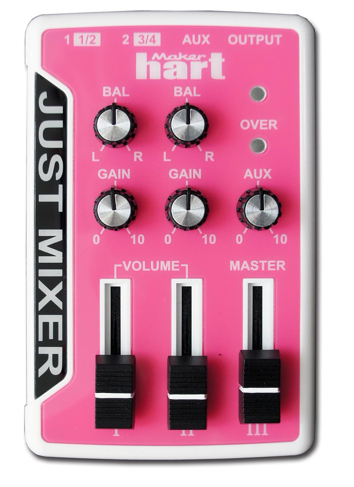 Maker Hart Just Mixer Pink Mini Audio 3.5mm Stereo Jack | Taiwantrade
