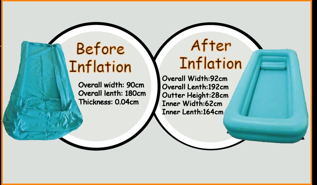 Bathtub type inflatable mattress sheet | Taiwantrade
