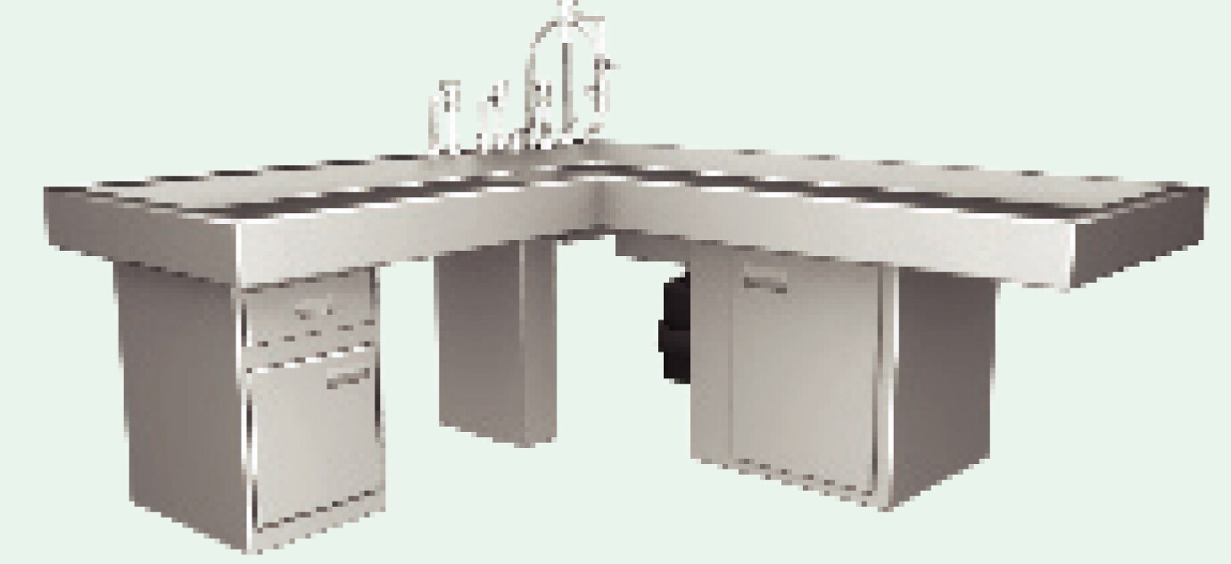 l shaped autopsy table | Taiwantrade