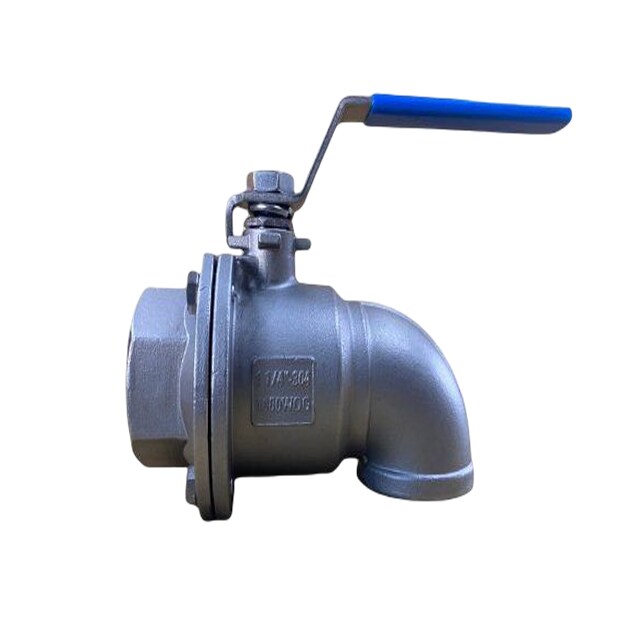 Stainless steel ball valve 2-pc type elbow end | Taiwantrade.com