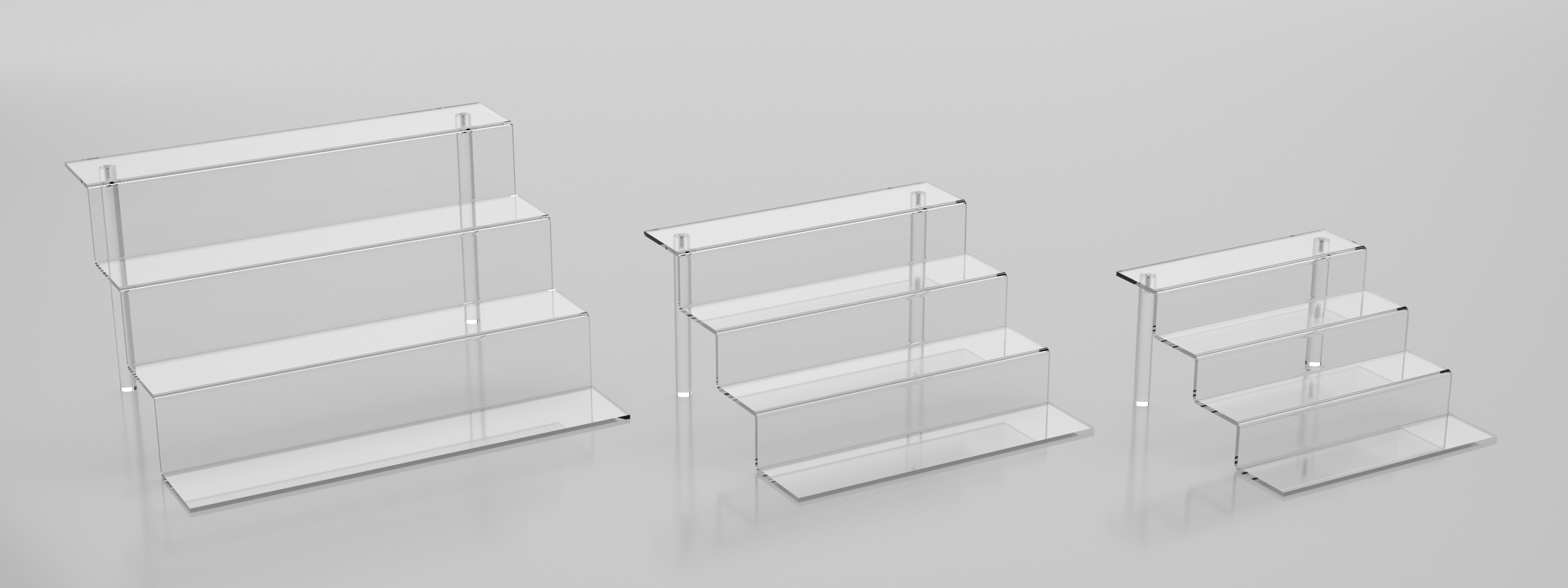 Acrylic 4 Tier Display Stand | Taiwantrade.com