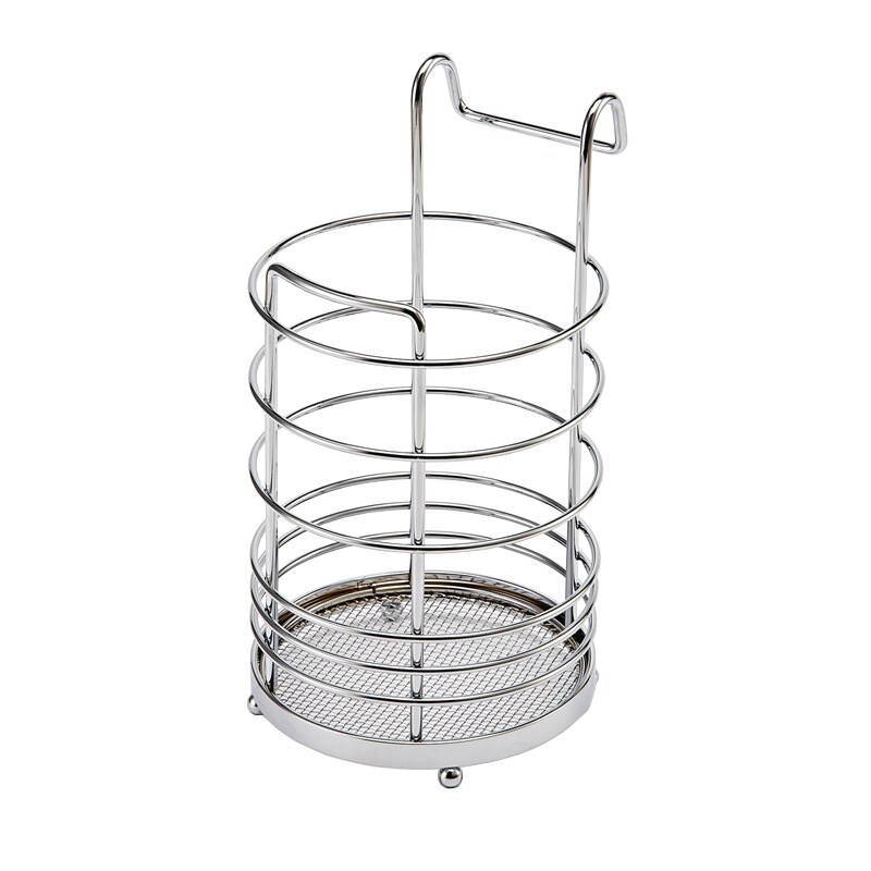 Stainless Steel Round Cutlery Spoon Stand For Kitchen Hardware ...