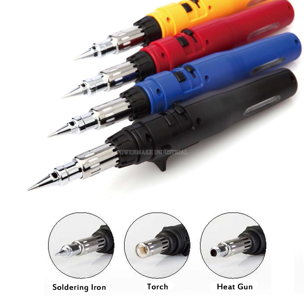 3 in 1 Portable Butane Gas Soldering Iron Pen, Heat Gun, Torch ...