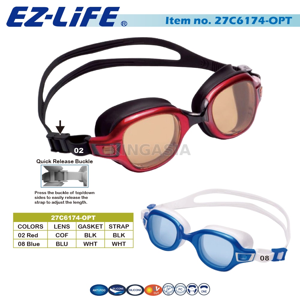 EZ-LiFE Adult's OPT swimming goggles | Taiwantrade.com