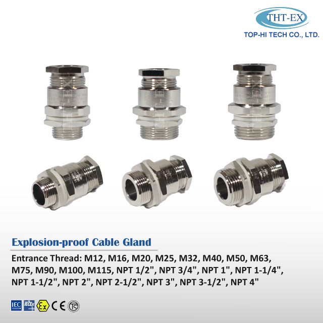Explosion Proof Cable Gland OS-A2F-U (Nickel plated brass and IP66 ...