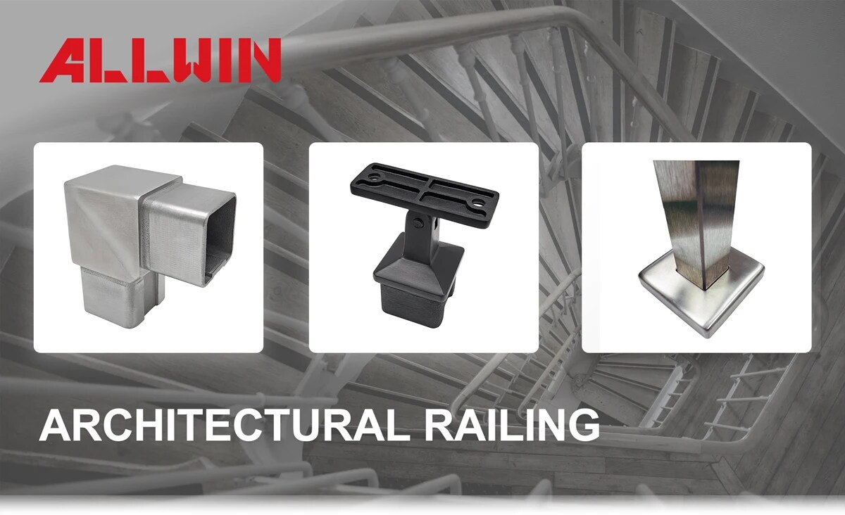 Round Tube Adjustable Handrail Support Saddle Stem Glass Railing Bracket | ALLWIN ARCHITECTURAL ...