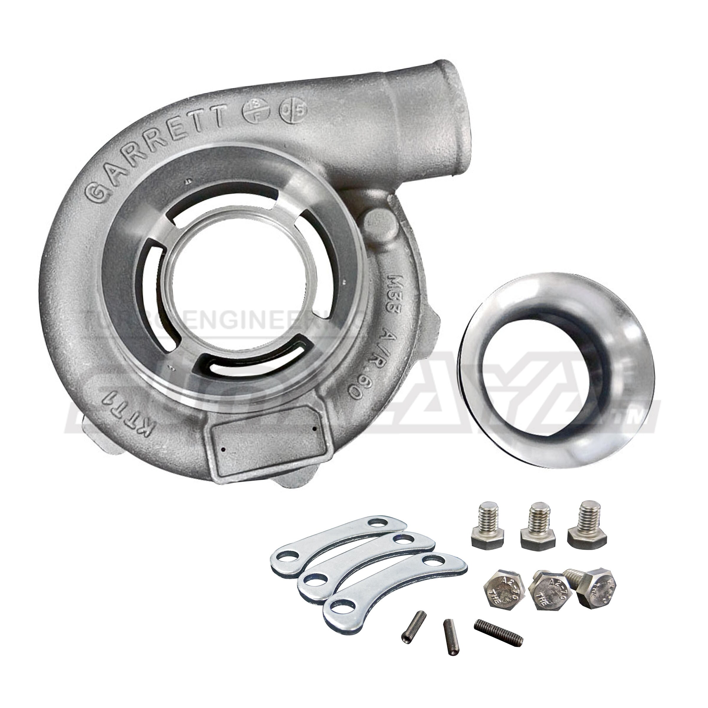 Garrett GT3076 Genuine Anti surge Comp. cover AR60 + inlet adaptorter ...