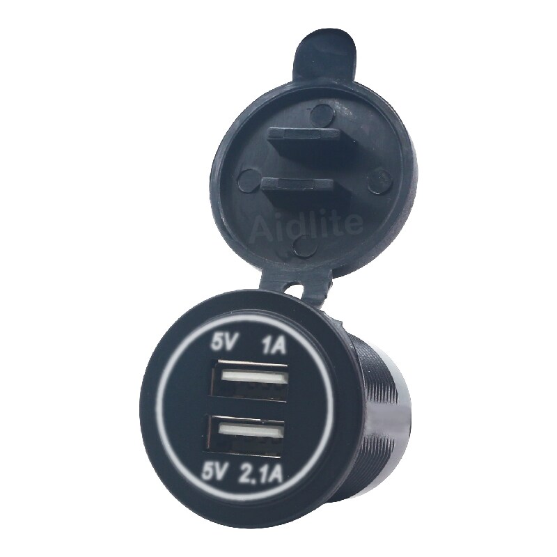 2 Port USB Charger Type-A 1A+2.1A Vehicle 12V-24V UCL-002 | Taiwantrade