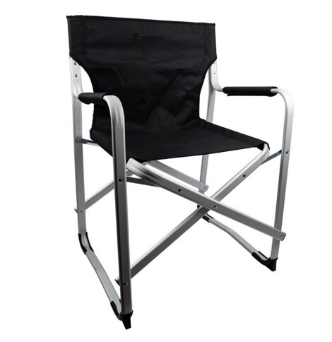 Black Aluminium Directors Chair | Taiwantrade