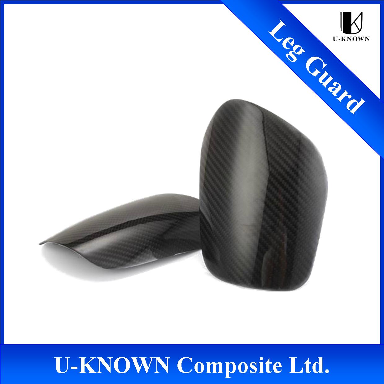 Carbon Fiber 3K Woven Fabric Soccer Shin Guards for Football Protection ...