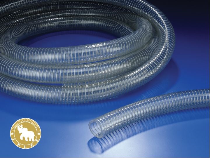 Crystal clear PVC spring steel wire hose | Taiwantrade