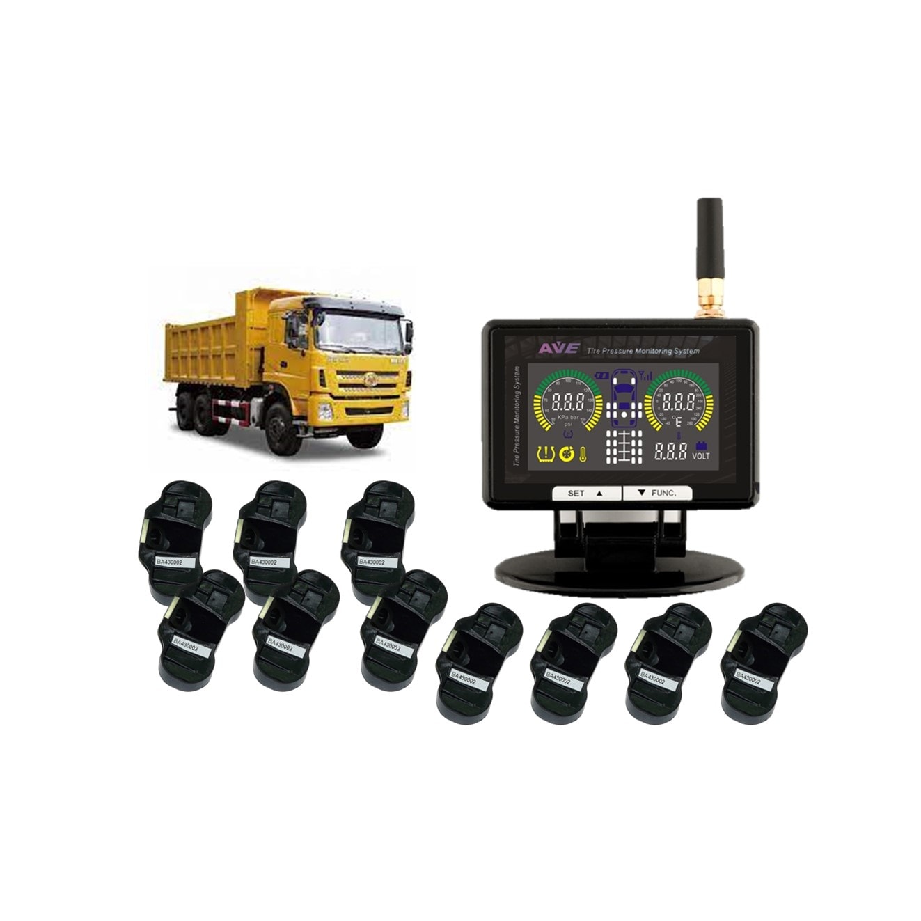 Truck TPMS w/ internal sensor | Taiwantrade