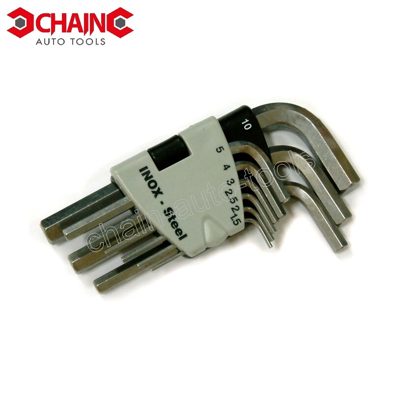 9PC STAINLESS HEX KEY WRENCH SET | Taiwantrade