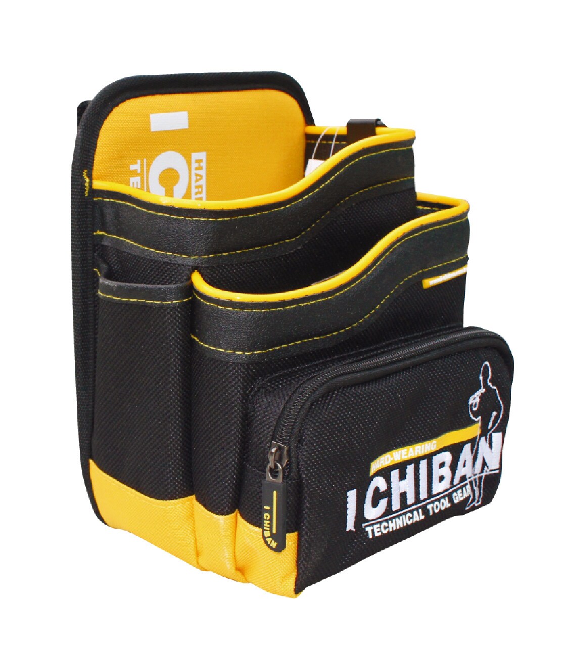 Tool Pouch with Security Zipper Pocket (YELLOW) | Taiwantrade