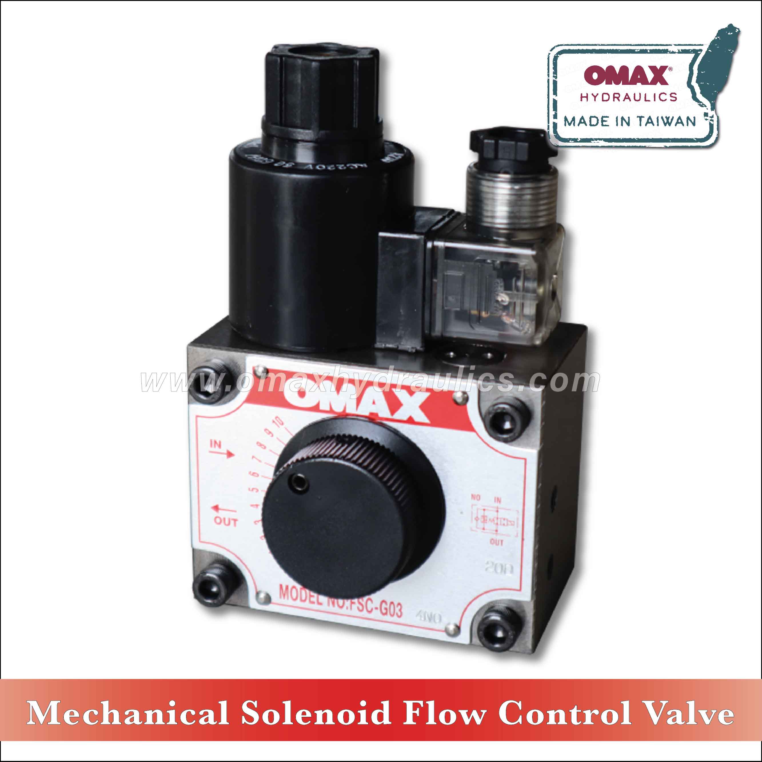 [FSC] Mechanical Hydraulic Solenoid Flow Control Valve | Taiwantrade