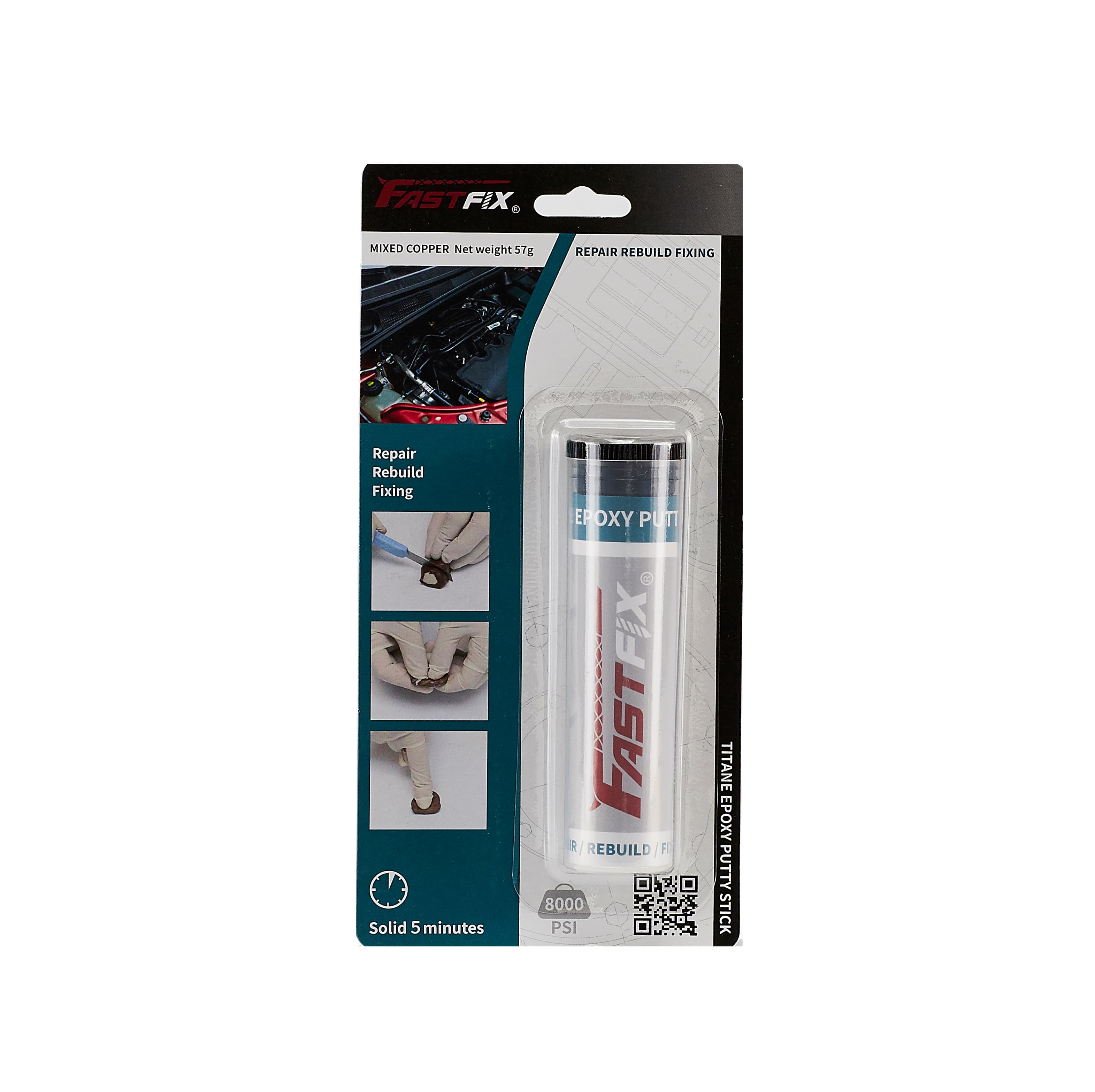 High temperature resistance titanium epoxy putty stick | Taiwantrade.com