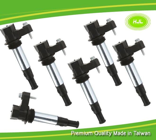 6PCS Set Ignition Coil For Traverse Allure Enclave Acadia CTS STS 3.6L ...