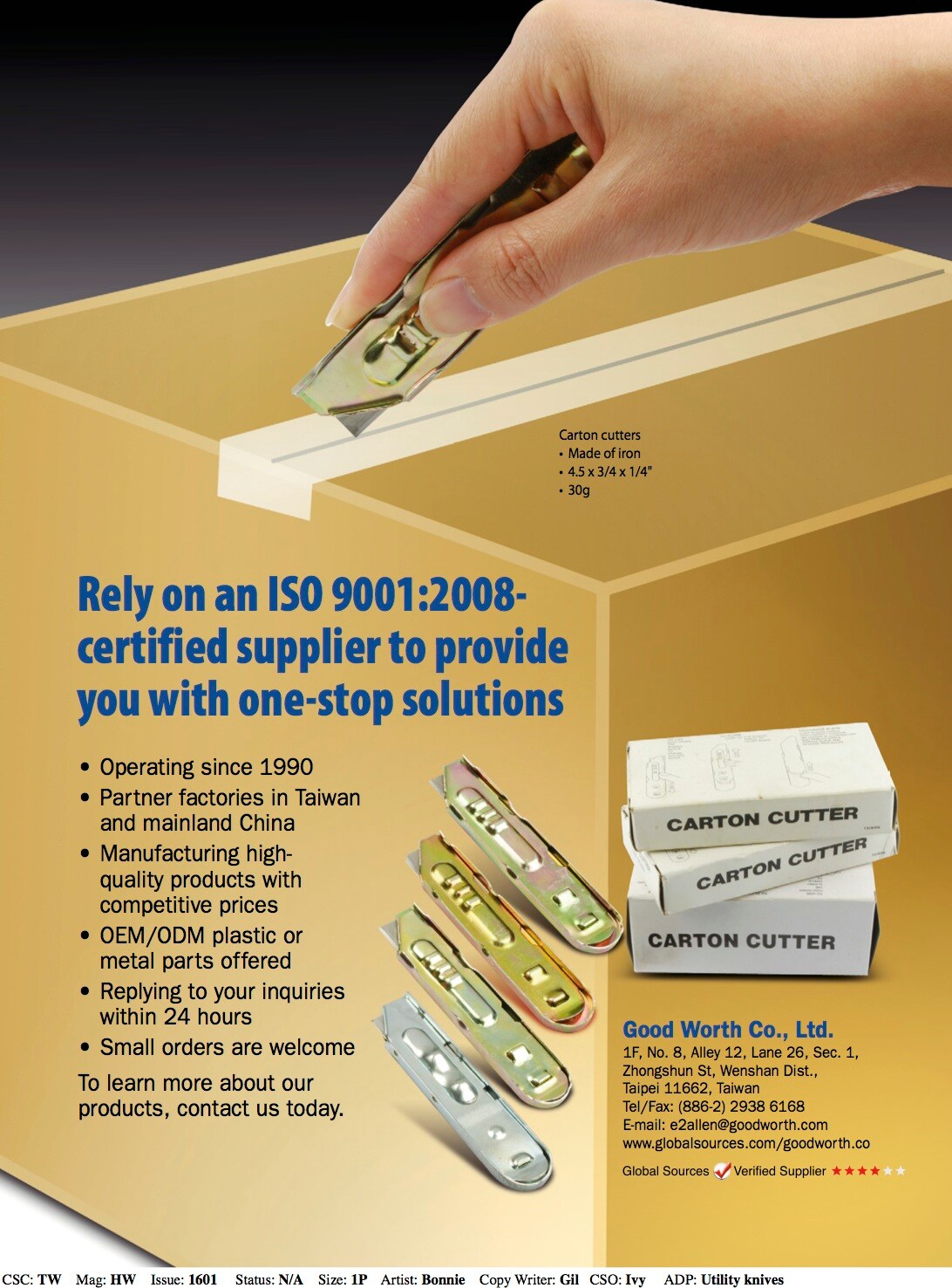 Sealer & Strapping Tool,Carton Cutter | Taiwantrade